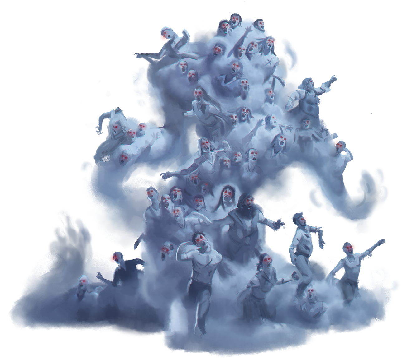 Ghostly Mob - Monsters - Archives of Nethys: Pathfinder 2nd Edition Database