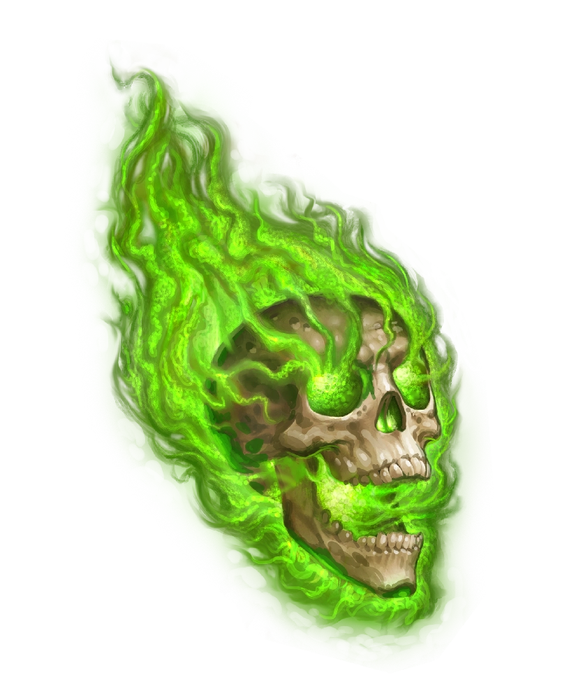 Flaming Skull - Monsters - Archives of Nethys: Pathfinder 2nd Edition ...