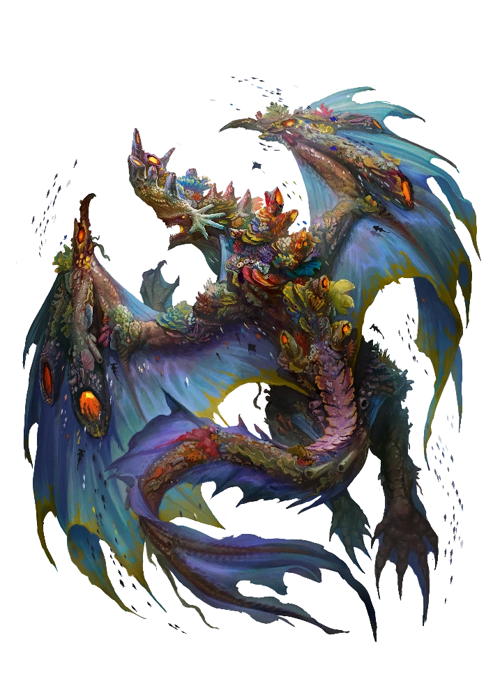 Coral Archdragon - Monsters - Archives of Nethys: Pathfinder 2nd ...