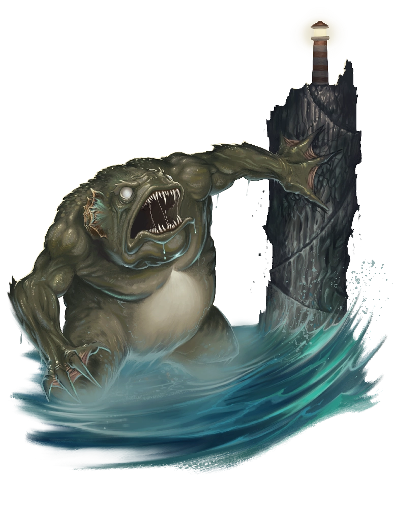 Deep One Elder - Monsters - Archives of Nethys: Pathfinder 2nd Edition ...