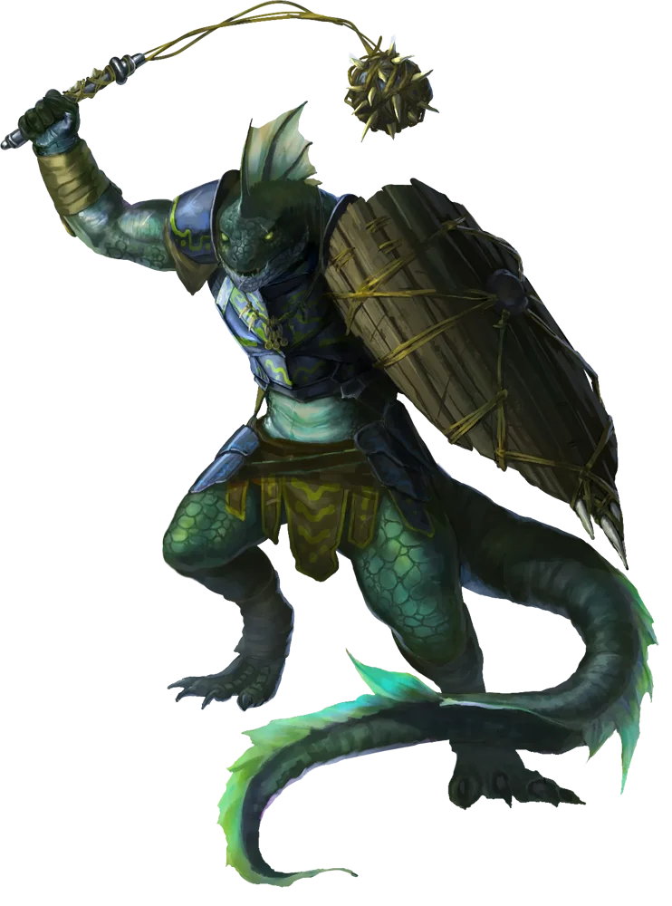 Lizardfolk Defender - NPCs - Archives of Nethys: Pathfinder 2nd Edition ...