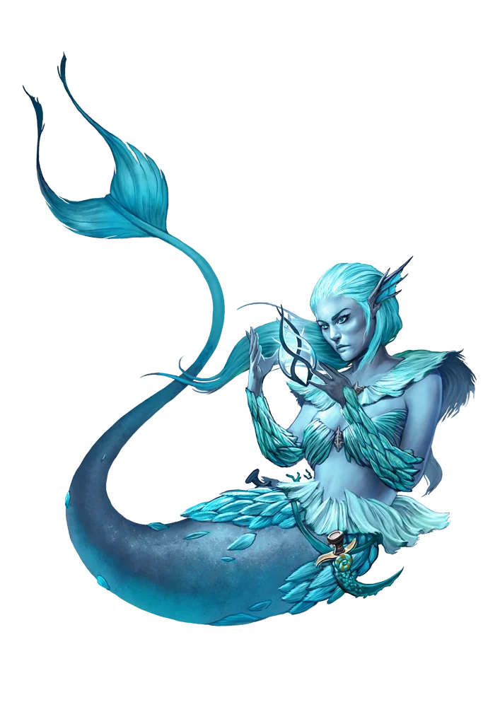 Merfolk Wavecaller - Monsters - Archives of Nethys: Pathfinder 2nd ...