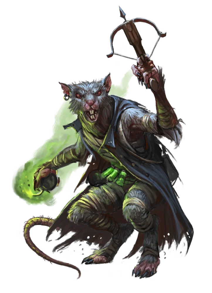 Ratfolk Grenadier - NPCs - Archives of Nethys: Pathfinder 2nd Edition ...