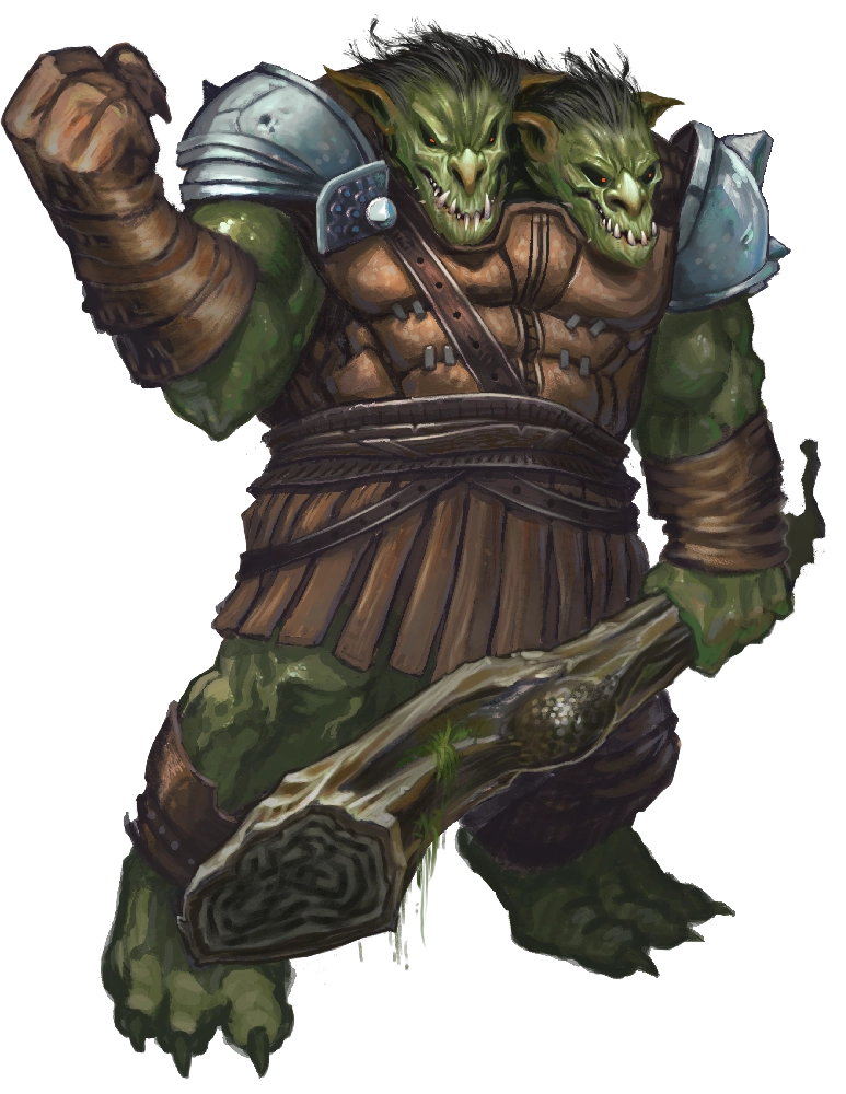 Two-Headed Troll - Monsters - Archives of Nethys: Pathfinder 2nd ...