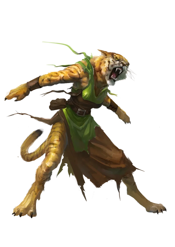 Weretiger - Monsters - Archives of Nethys: Pathfinder 2nd Edition Database